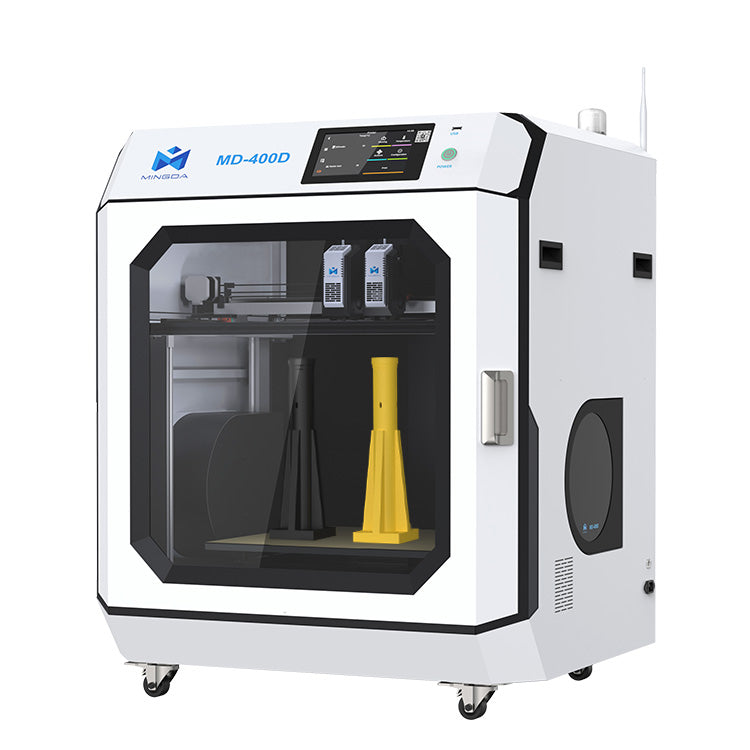 MINGDA MD-400D IDEX Hyper Speed 3D Printer | MachineShark