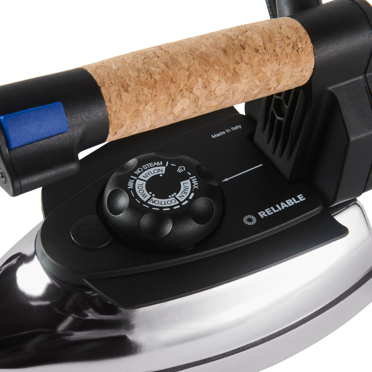Reliable Professional Steam Iron 7' Long Steam Hose, 120V with ISO™ St