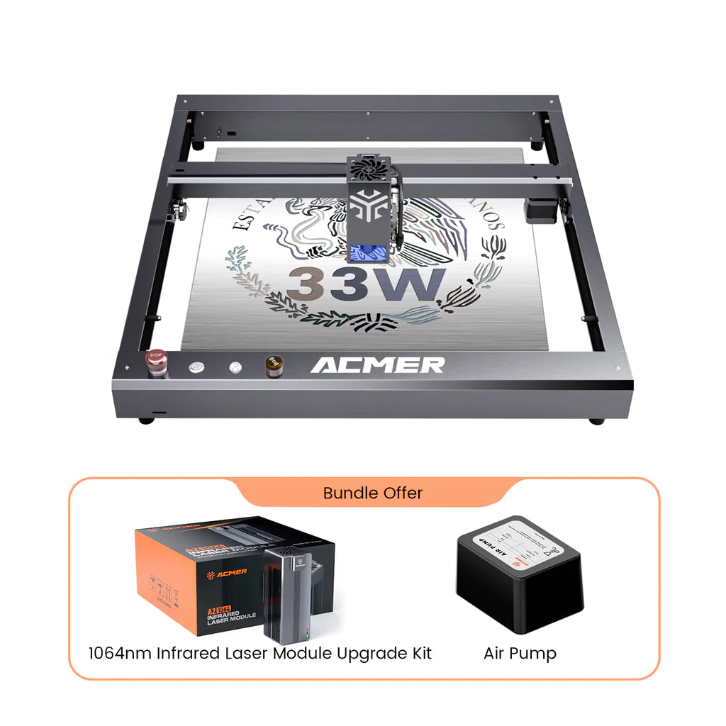 ACMER P2 Laser Machine and Infrared Laser Module | MachineShark