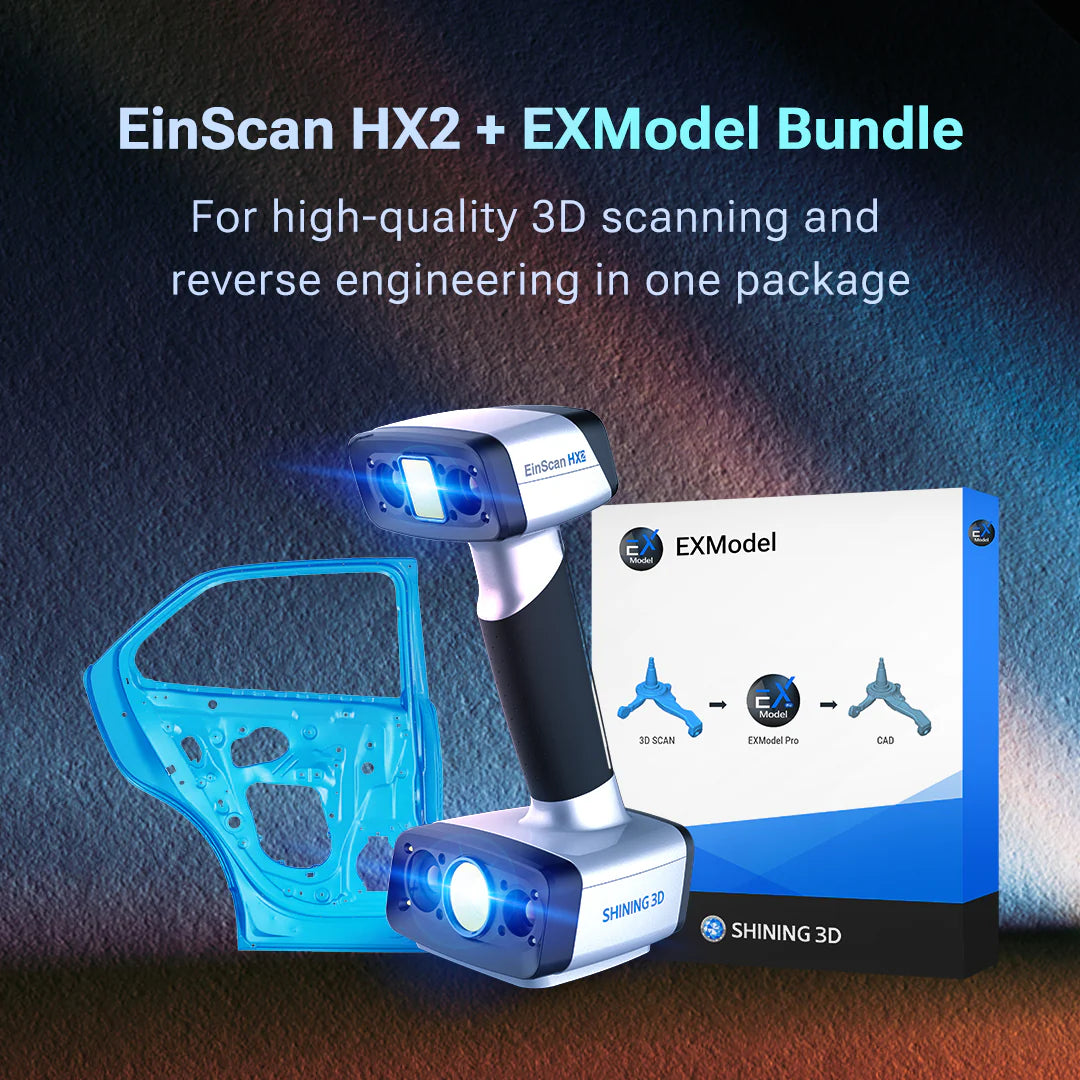 EinScan HX2 RED (Reverse Engineering Design) Handheld Scanner Bundle w ...