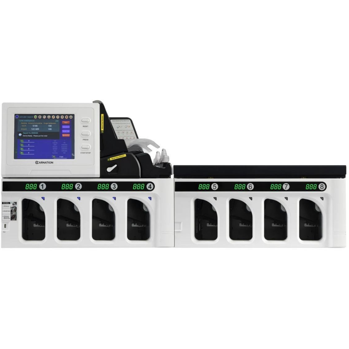 Carnation 5-Pocket High-Efficiency Banknote Fitness Sorter CR5000 ...
